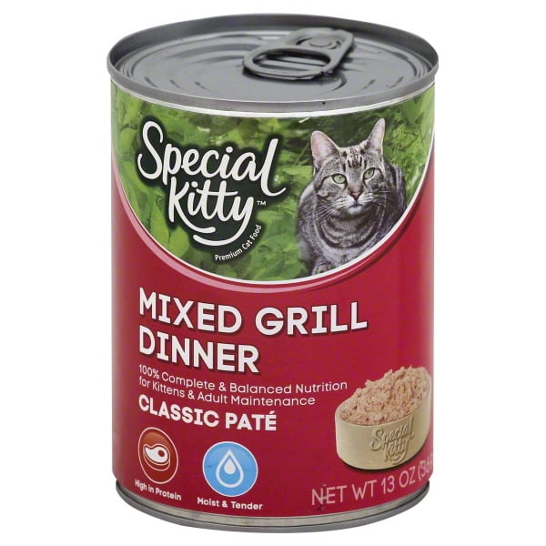 Special Kitty Mixed Grill Banquet Canned Cat Food, 13 Oz. - Walmart.com