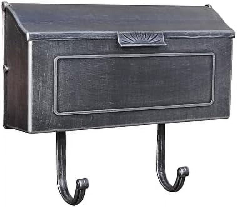 Special Lite Horizon Horizontal Wall Mount Mailbox - Swedish Silver ...