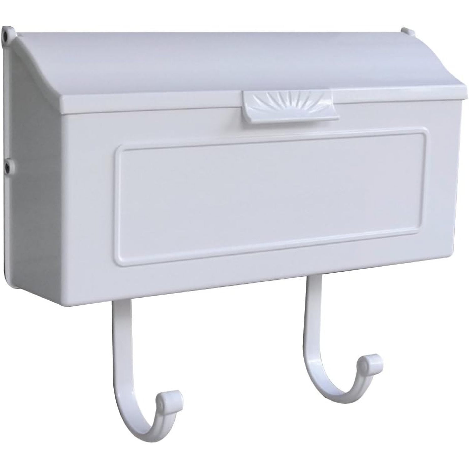 Special Lite Horizon Horizontal Wall Mount Mailbox - White Cast ...