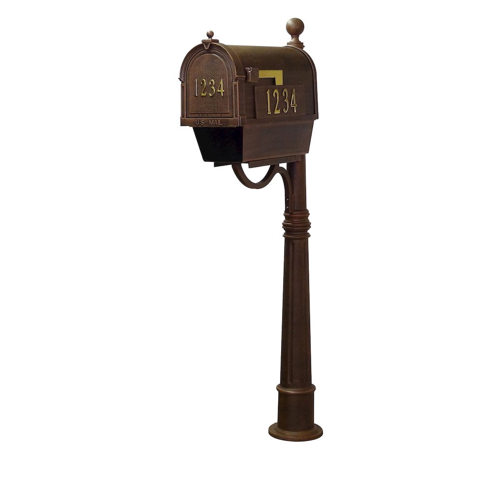 Special Lite Products Curbside Mailbox with Front and Side Address ...