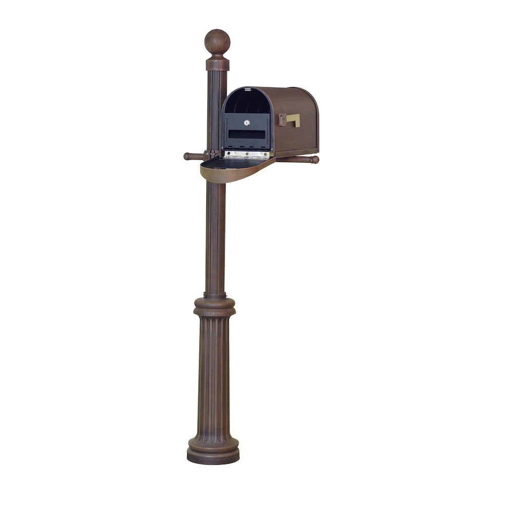 Special Lite Products Classic Curbside Mailbox, Locking Insert and ...