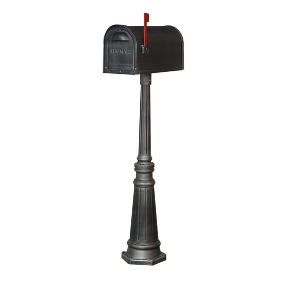 Special Lite Products SCC1008-SPK591-SW-LB998 Classic Curbside Mailbox ...