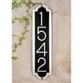 Special Lite Products Hampton Cast Aluminum Address Plaque with Brushed ...