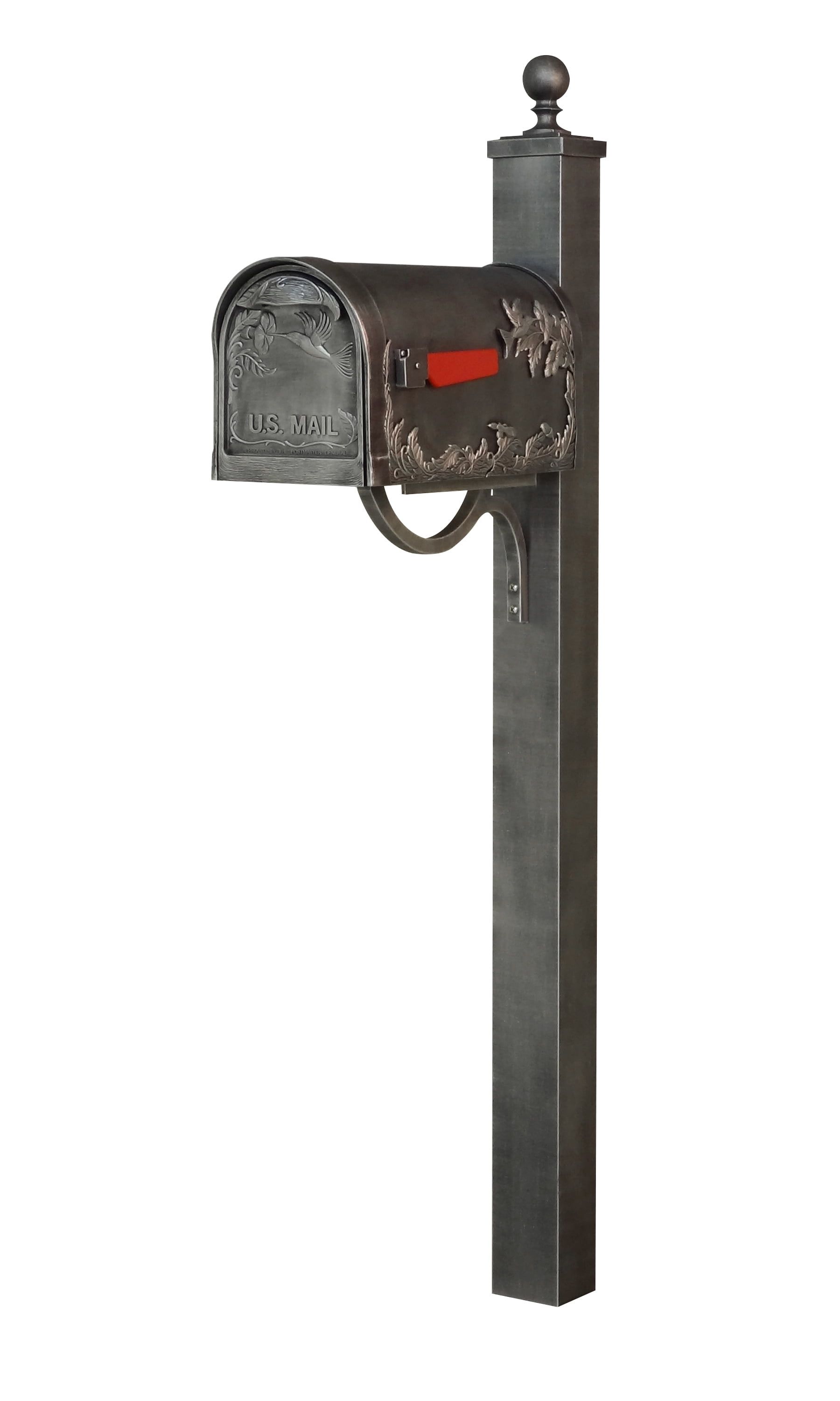 Hummingbird Curbside Mailbox with Locking Insert and Springfield ...