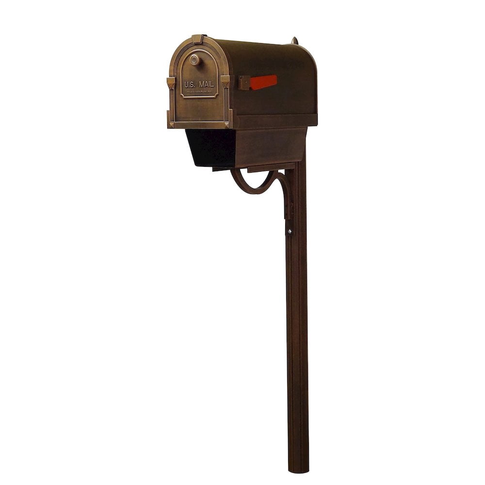 Special Lite Products Savannah Curbside Mailbox with Paper Tube and ...