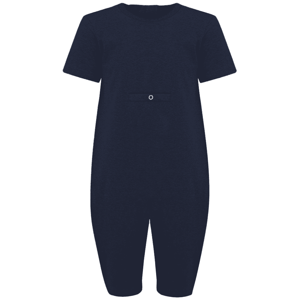 Special Needs Adaptive Clothing Jumpsuit For Adults, Short Sleeve Short ...
