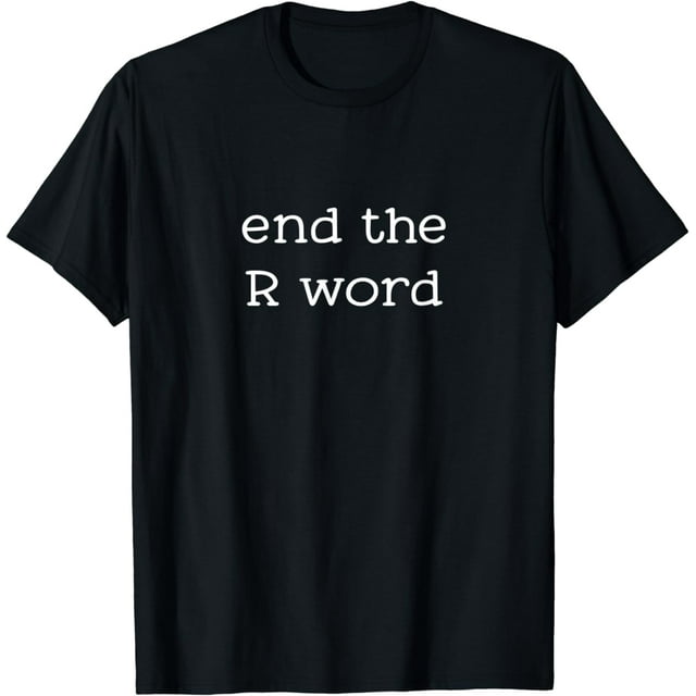Special Needs Advocate Disability Support End The R Word T-Shirt ...