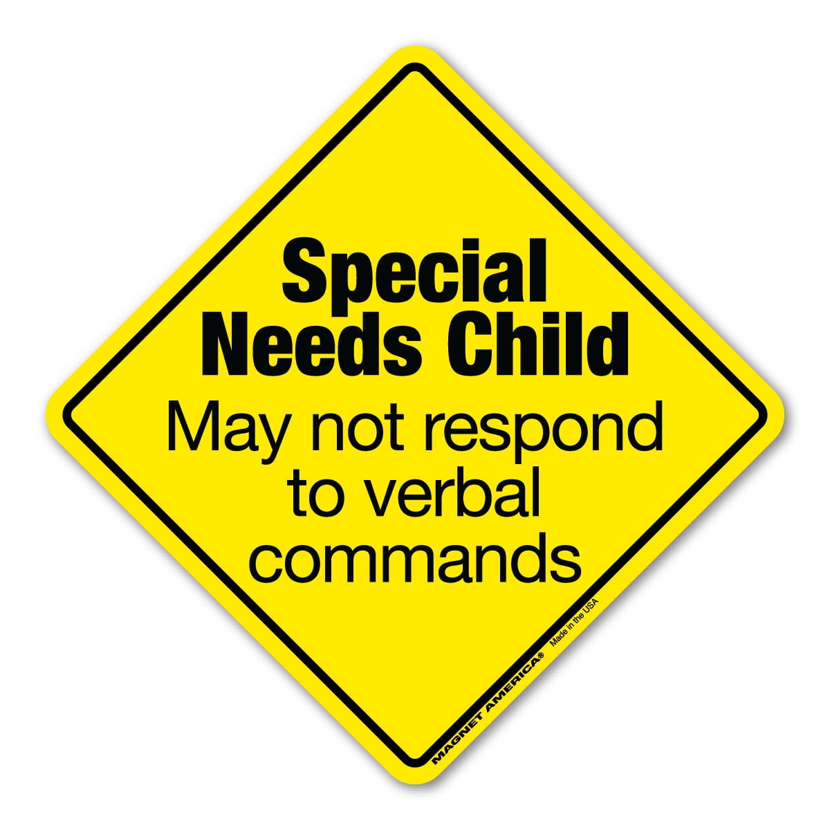 Special Needs Child Emergency Alert Sticker - Walmart.com