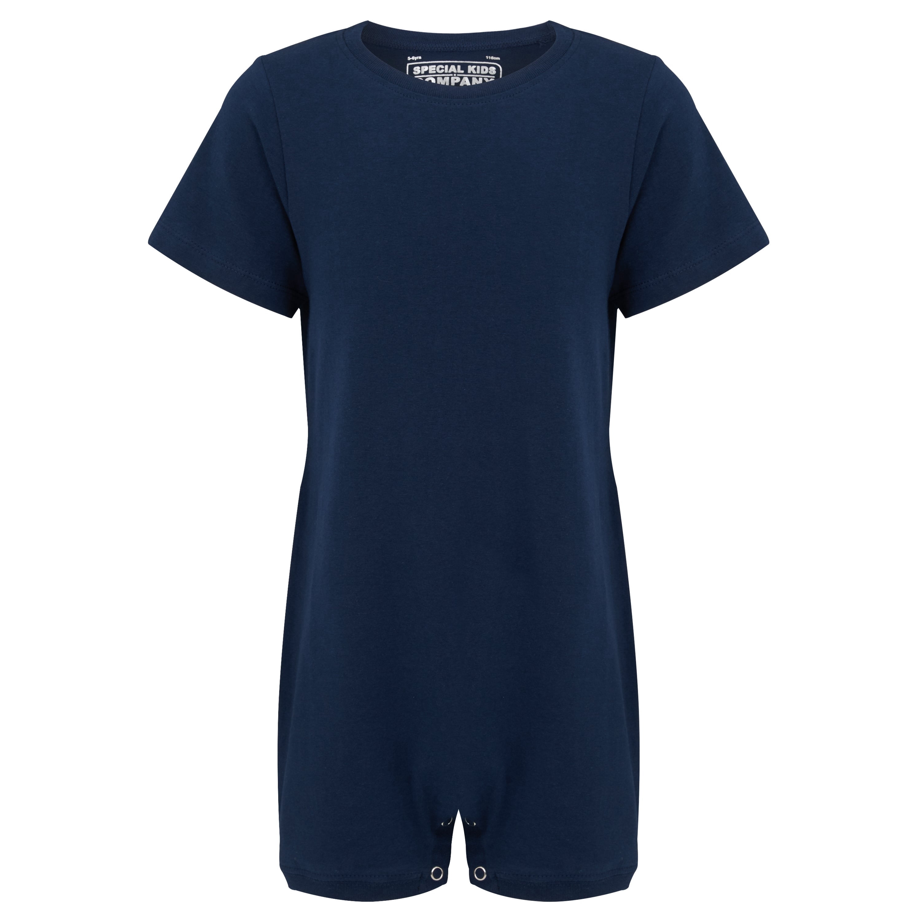 Special Needs Clothing Adults Popper Vest Short Sleeve Bodysuit with ...