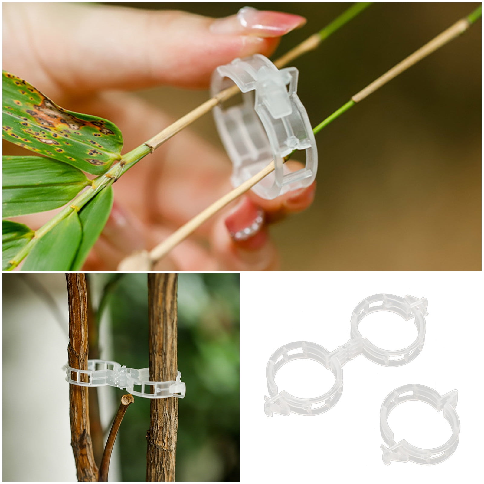 Special Offer,Plant Clip, Plastic Binding Clip, 50pcs, Spring Planting ...