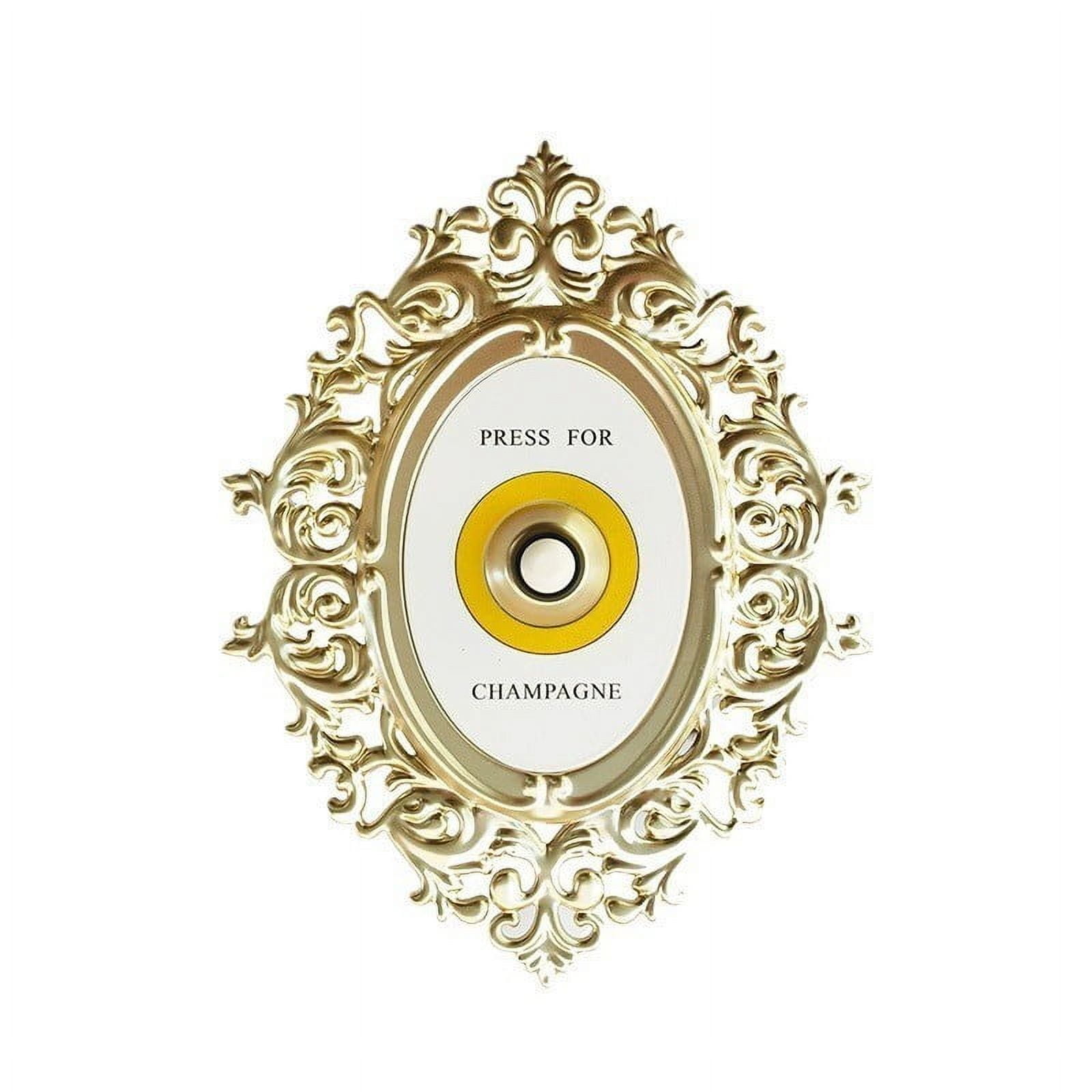 Special Offer! Ywbawe European Champagne Gold Doorbell, Metal Sound ...