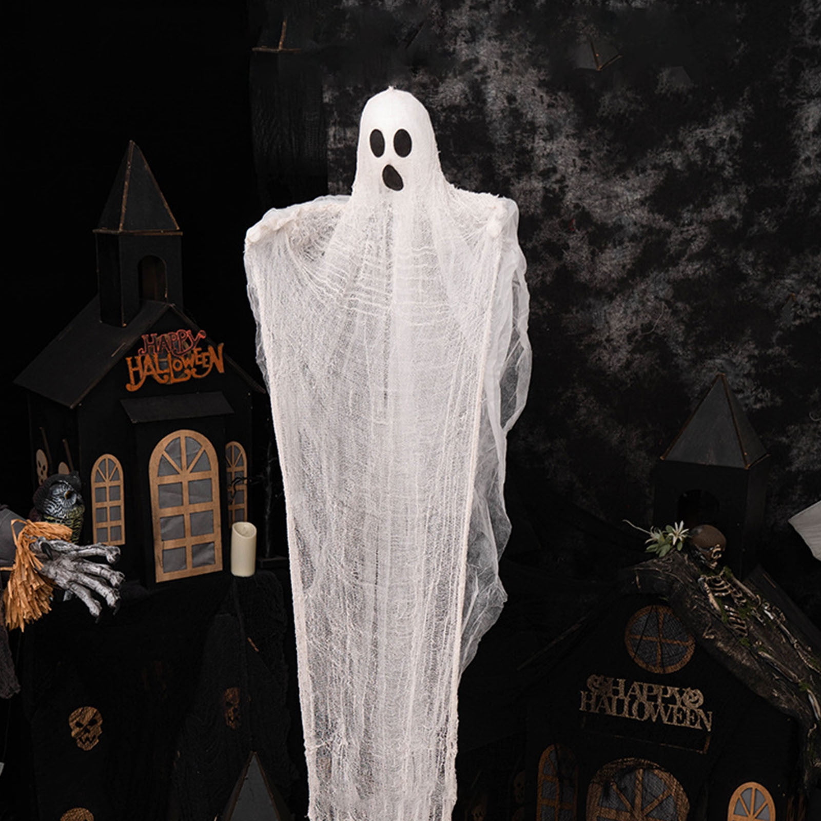 Special Offer! Ywbawe Spooky Ghost Decoration, Hanging White Cloth ...