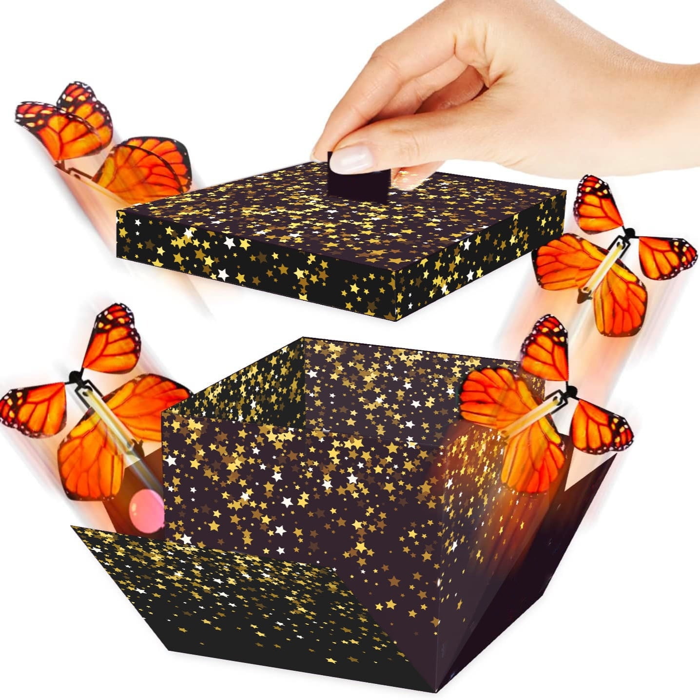 Special Offer! Ywbawe Surprise Butterfly Gift Box, Opens to Release ...