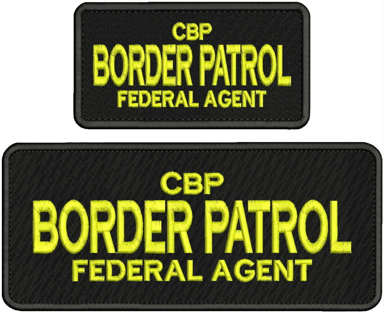 Special Patches Hook On Back Patches for Uniform for Cbp B P F Agent Embroidery Patch 4X10 And ...