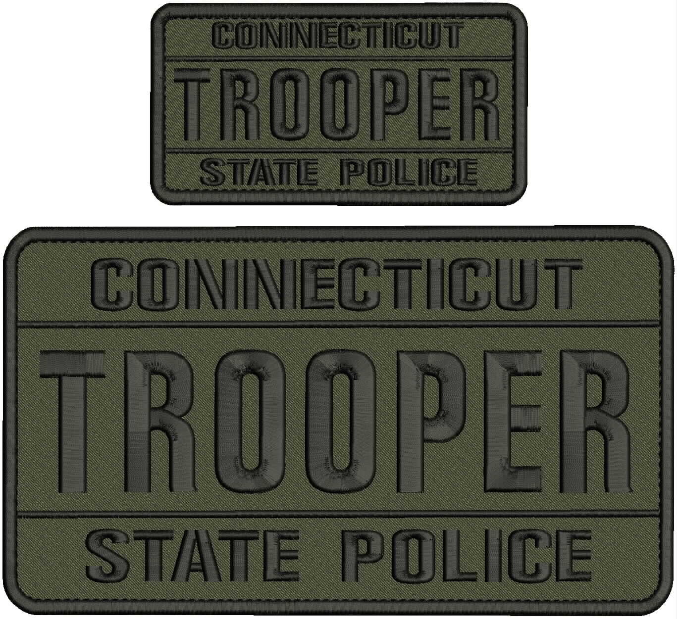 Special Patches Hook On Back Patches for Uniform for Connecticut ...
