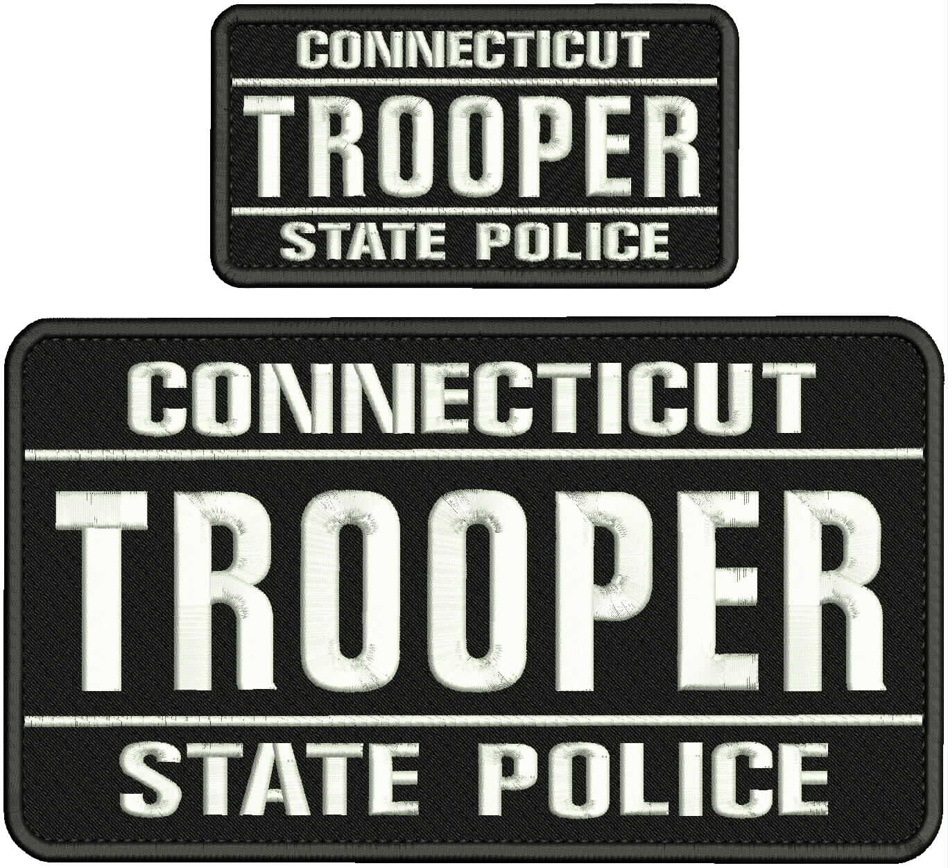 Special Patches Hook On Back Patches for Uniform for Connecticut ...