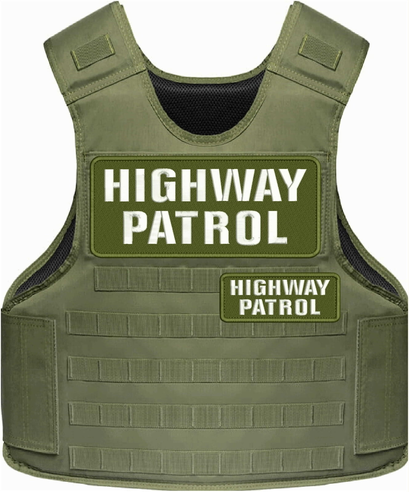 Special Patches Hook On Back Patches for Uniform for Highway Patrol Embroidery Patch 4X10 And ...