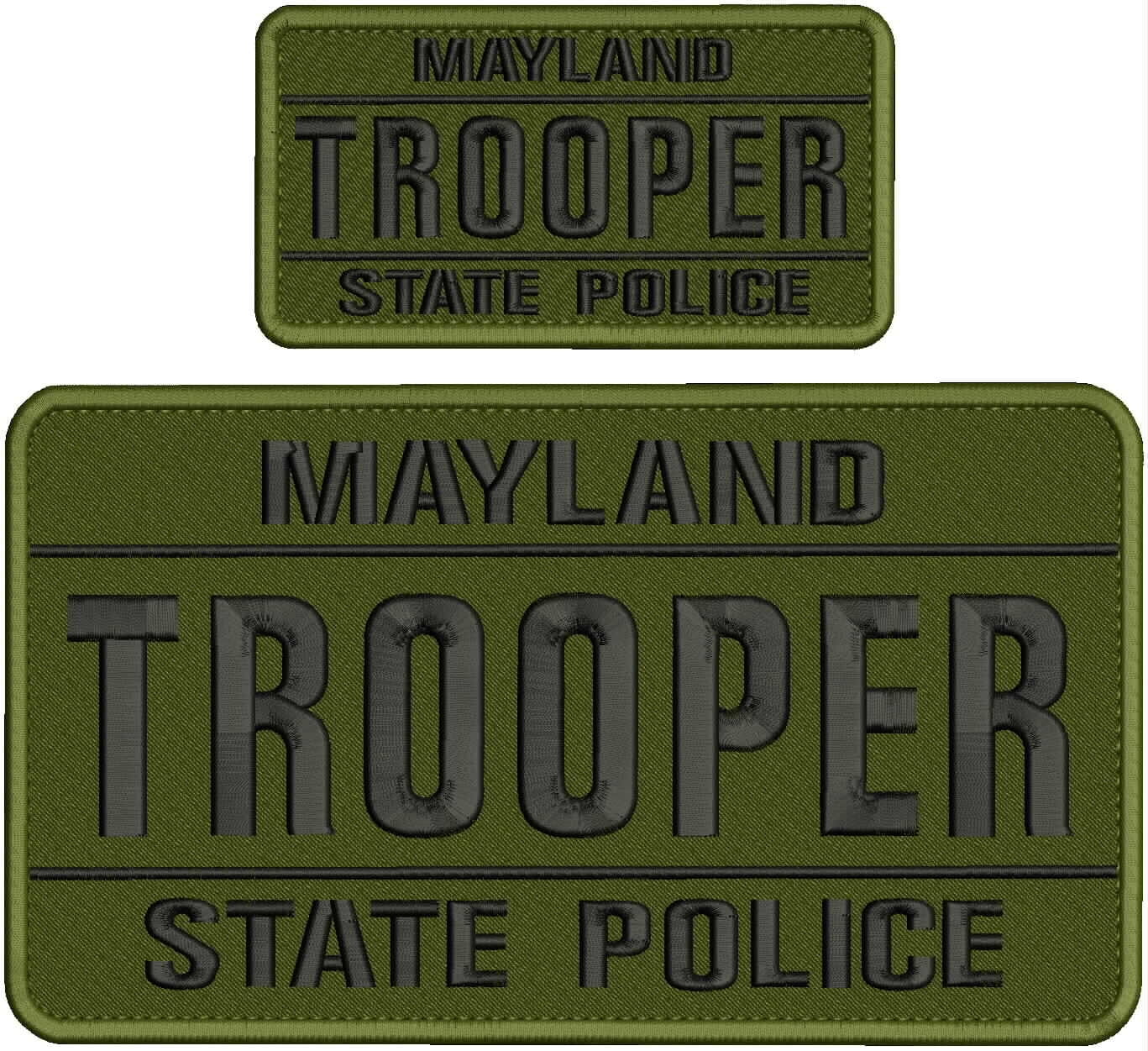 Special Patches Hook On Back Patches for Uniform for Mayland Trooper S ...