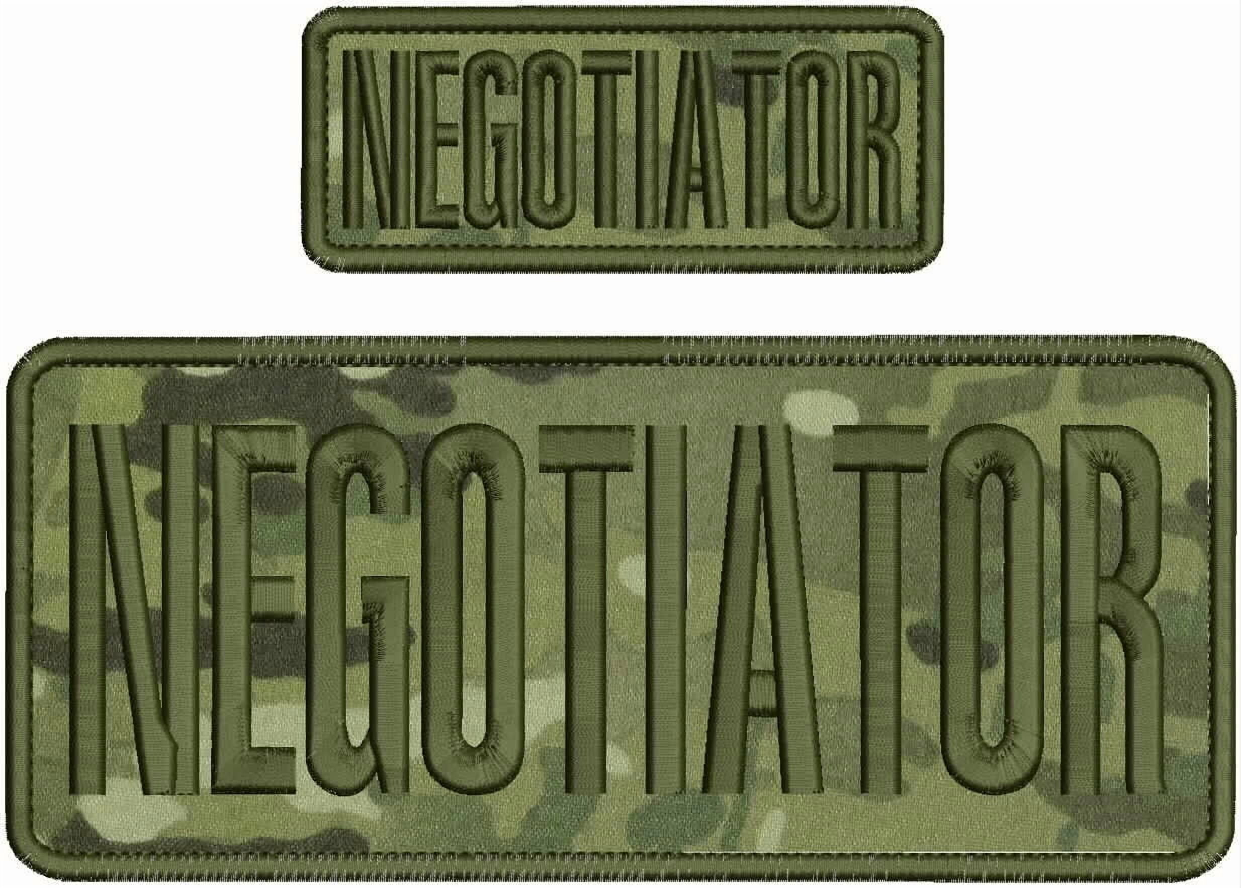 Special Patches Hook On Back Patches for Uniform for Negotiator ...