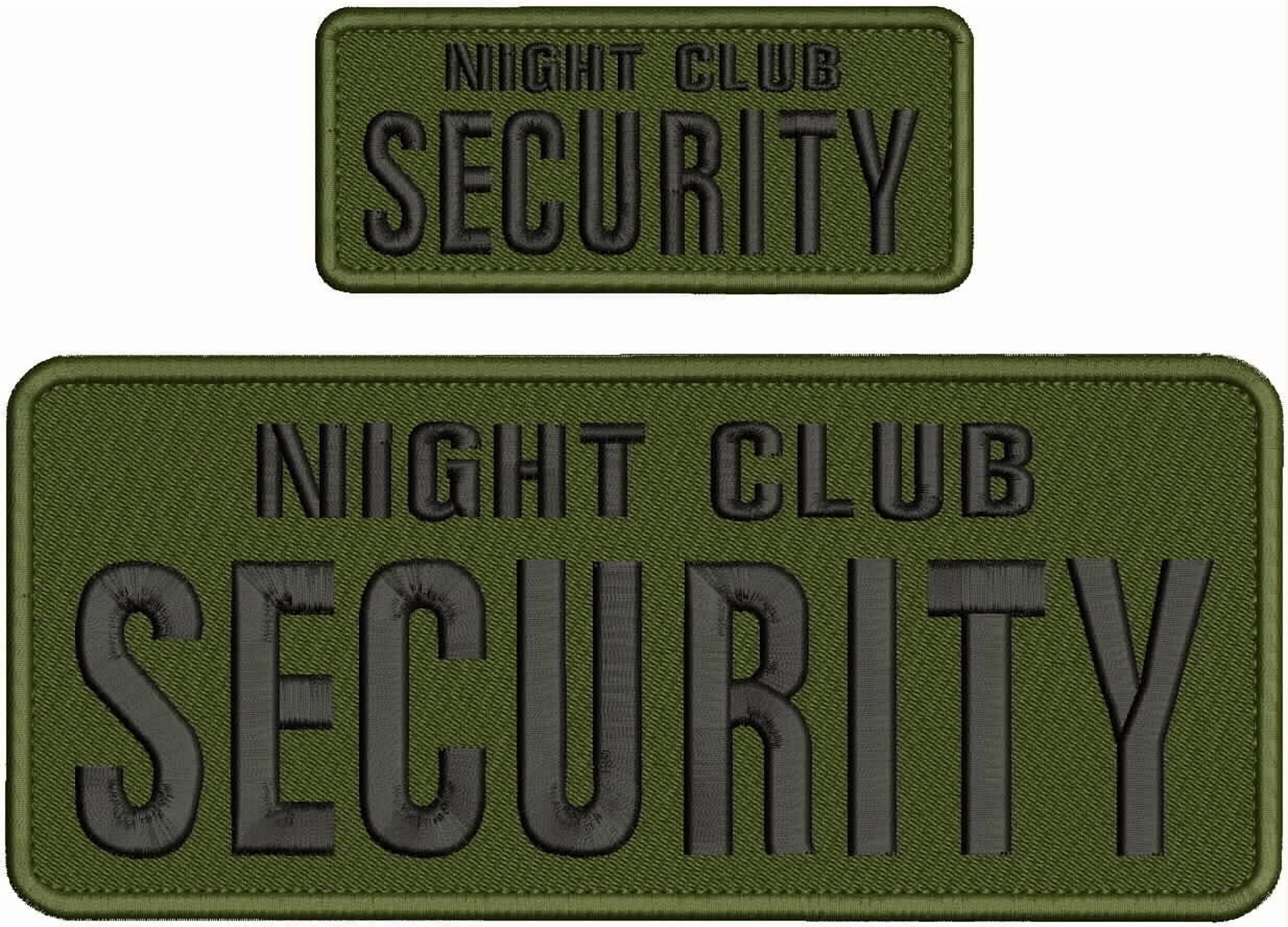 Special Patches Hook On Back Patches for Uniform for Nigh Club Security ...