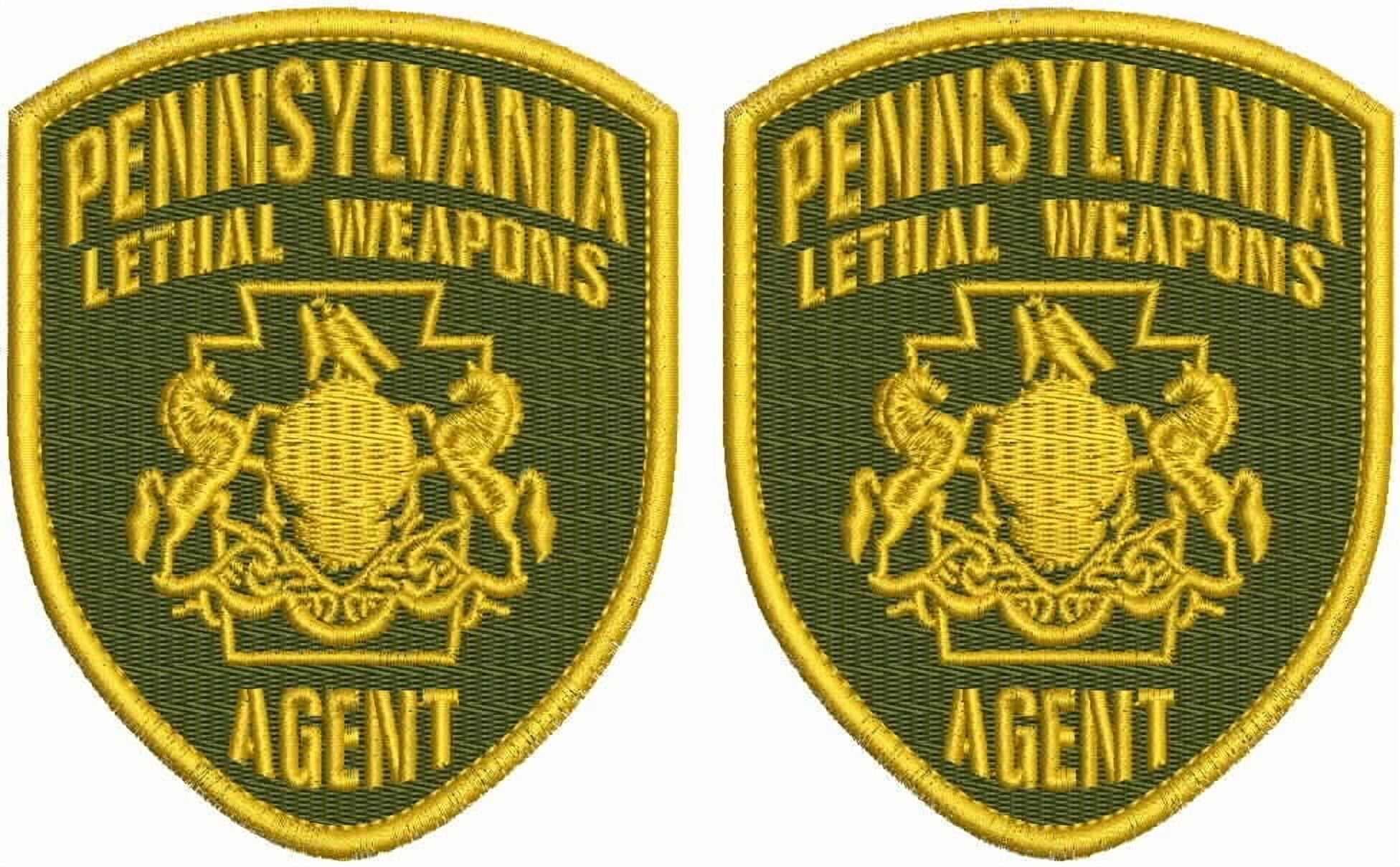 Special Patches Hook On Back Patches for Uniform for Pennsylvania L W ...
