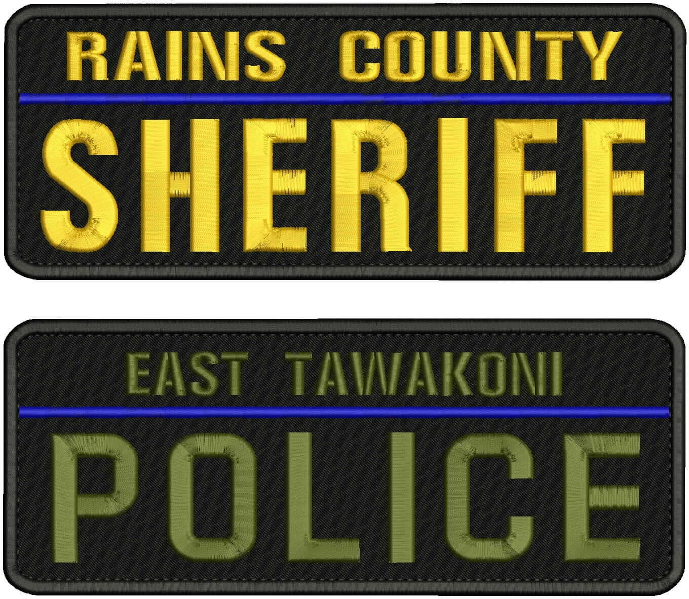 Special Patches Hook On Back Patches for Uniform for Rains County ...