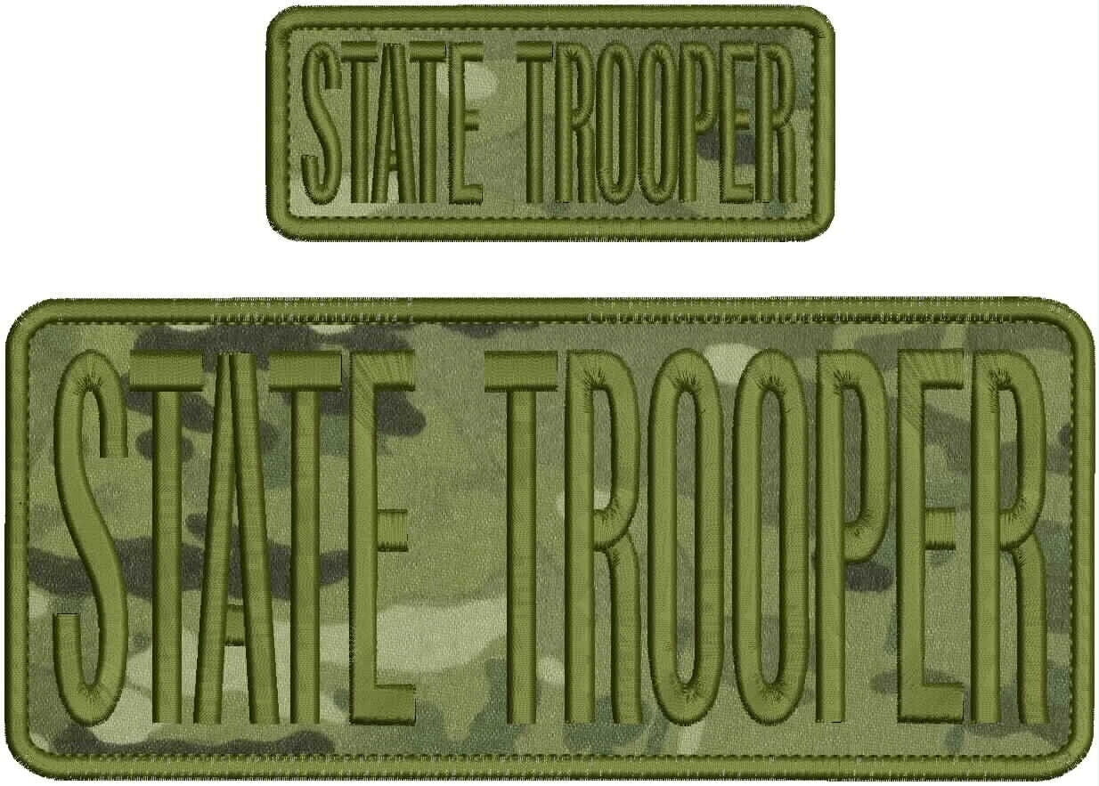 Special Patches Hook On Back Patches for Uniform for State Trooper 2 ...