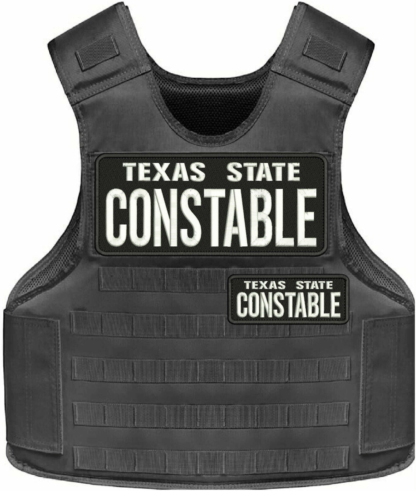 Special Patches Hook On Back Patches for Uniform for Texas State Constable Emb Patch 10X4 & 5X2 ...