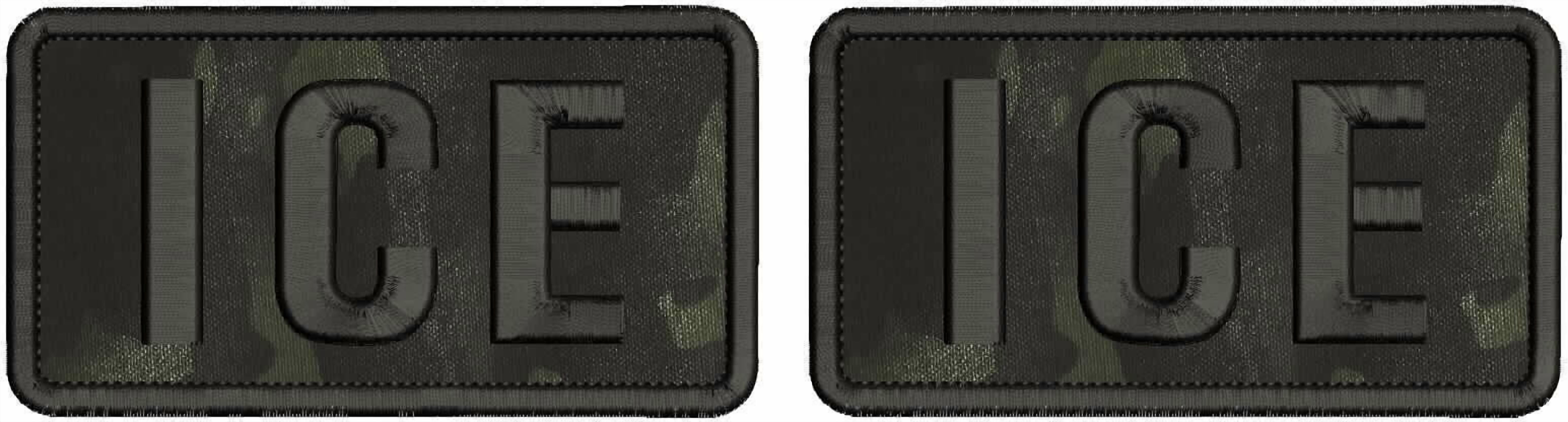 Special Patches Hook On Back Patches for Uniform for 3X6 Ice 2 ...