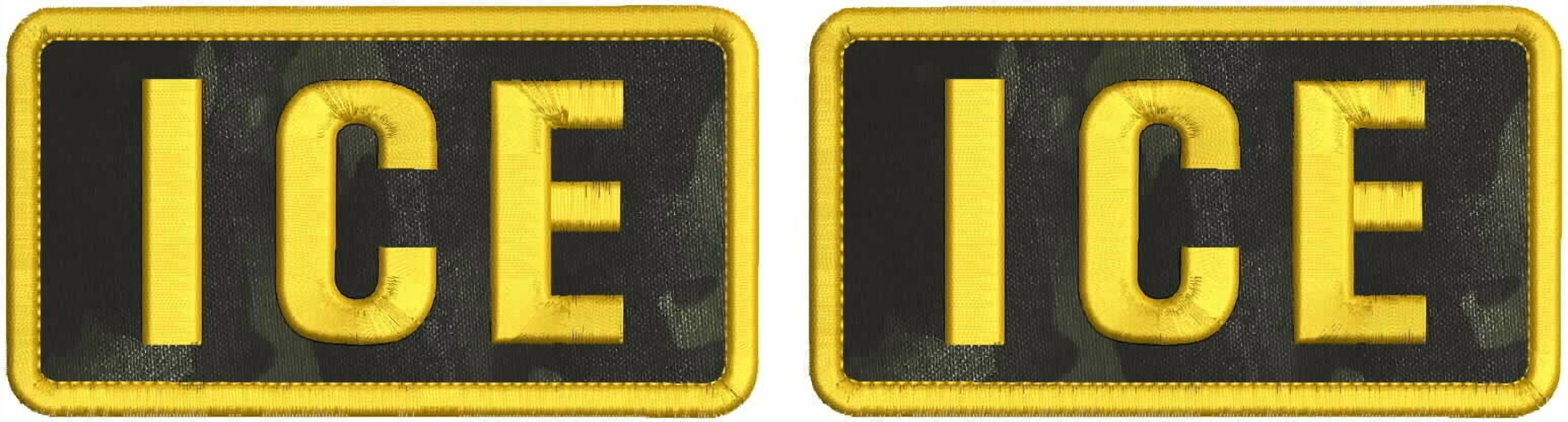 Special Patches Hook On Back Patches for Uniform for 3X6 Ice 2 ...
