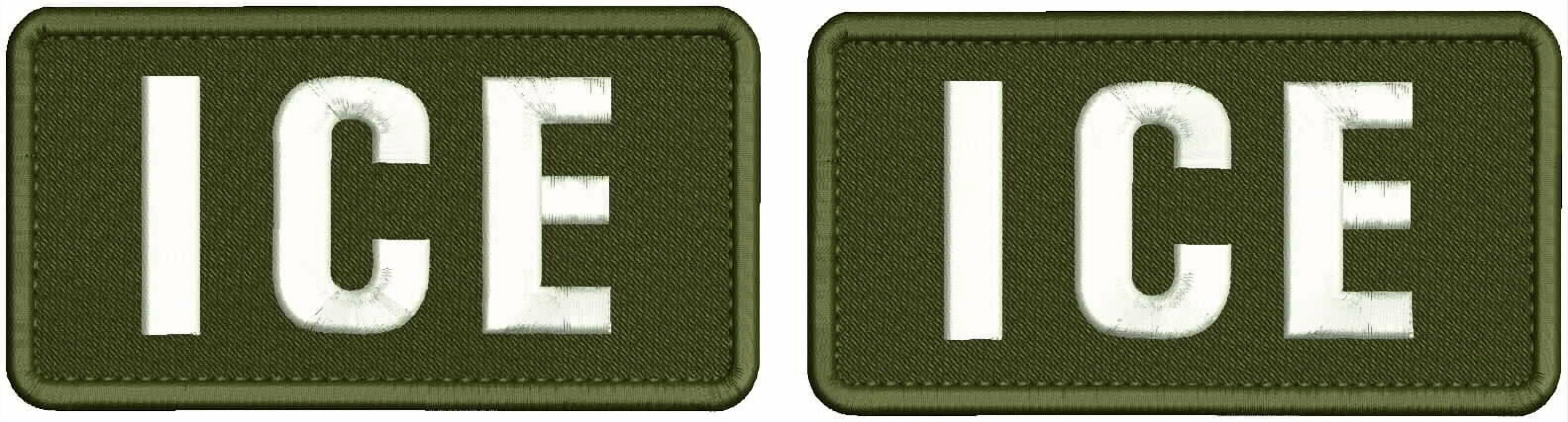 Special Patches Hook On Back Patches for Uniform for 3X6 Ice 2 ...
