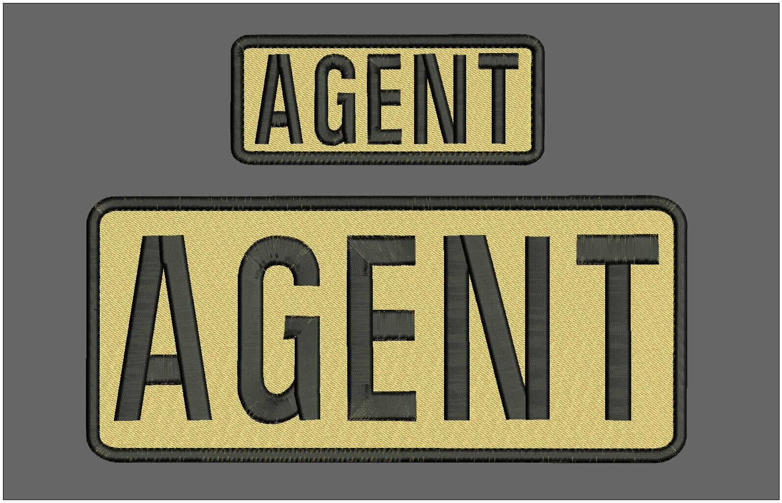 Special Patches Hook On Back Patches for Uniform for Agent Embroidery ...