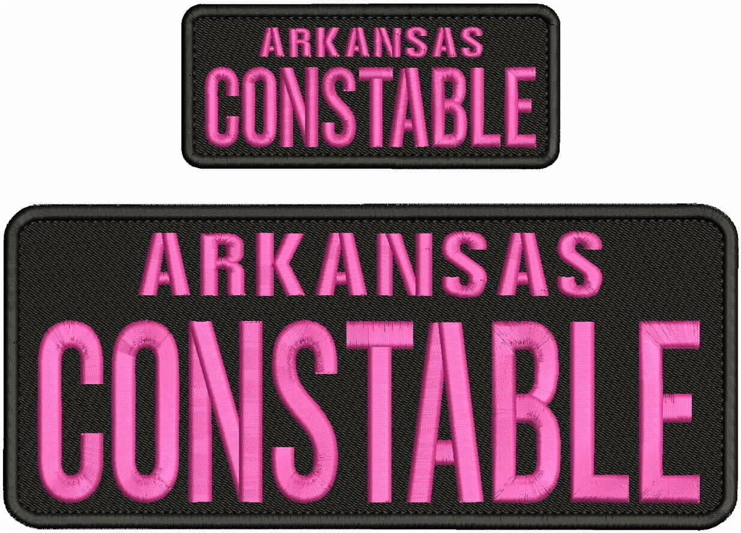 Special Patches Hook On Back Patches for Uniform for Arkansas Constable ...