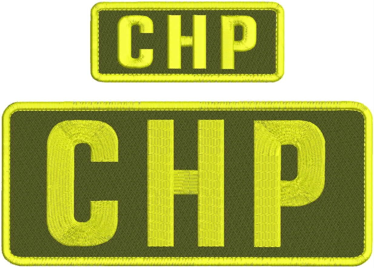 Special Patches Hook On Back Patches for Uniform for C H P Embridery ...