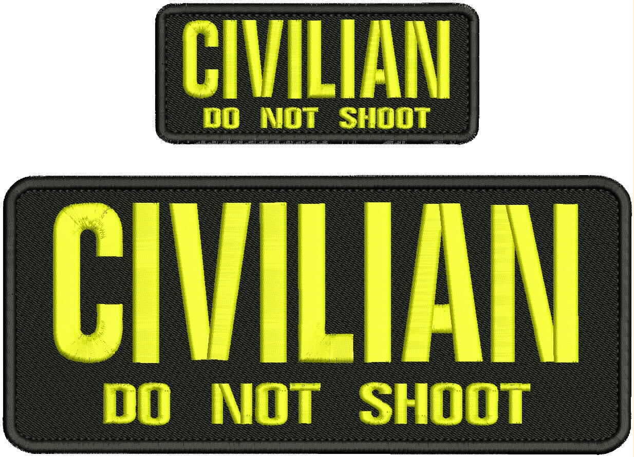 Special Patches Hook On Back Patches for Uniform for Civilian Do Not ...