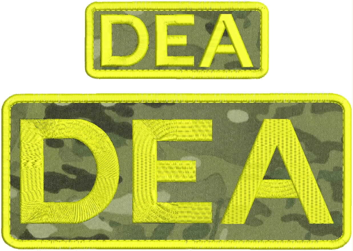 Special Patches Hook On Back Patches for Uniform for D E A Emb Patch ...