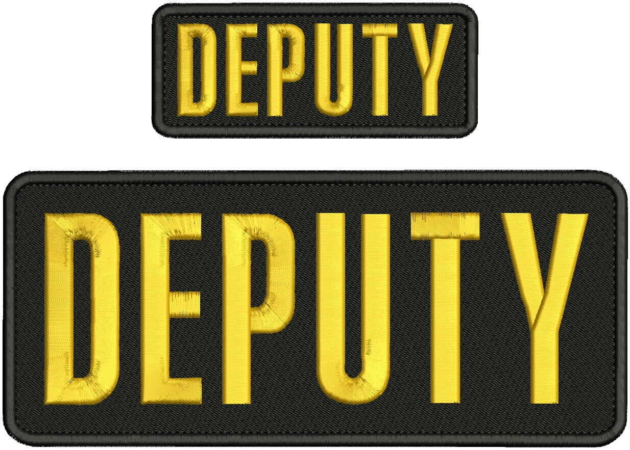 Special Patches Hook On Back Patches for Uniform for Deputy Embroidery ...