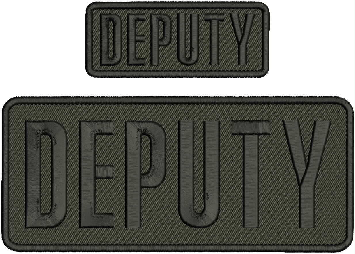 Special Patches Hook On Back Patches for Uniform for Deputy Embroidery ...