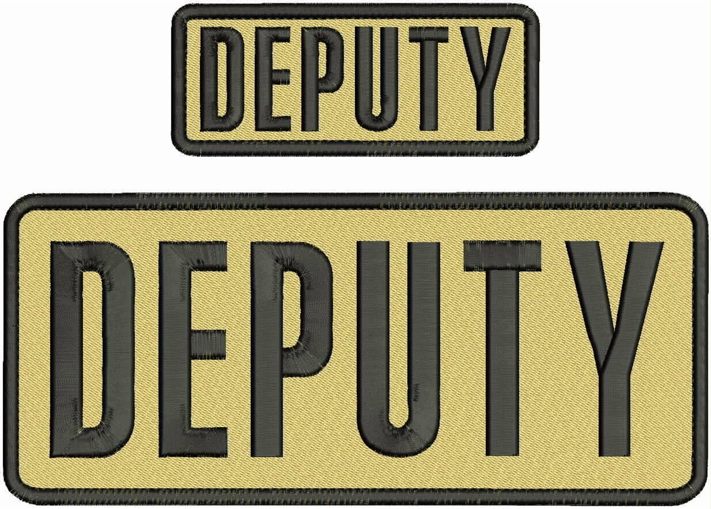 Special Patches Hook On Back Patches for Uniform for Deputy Embroidery ...