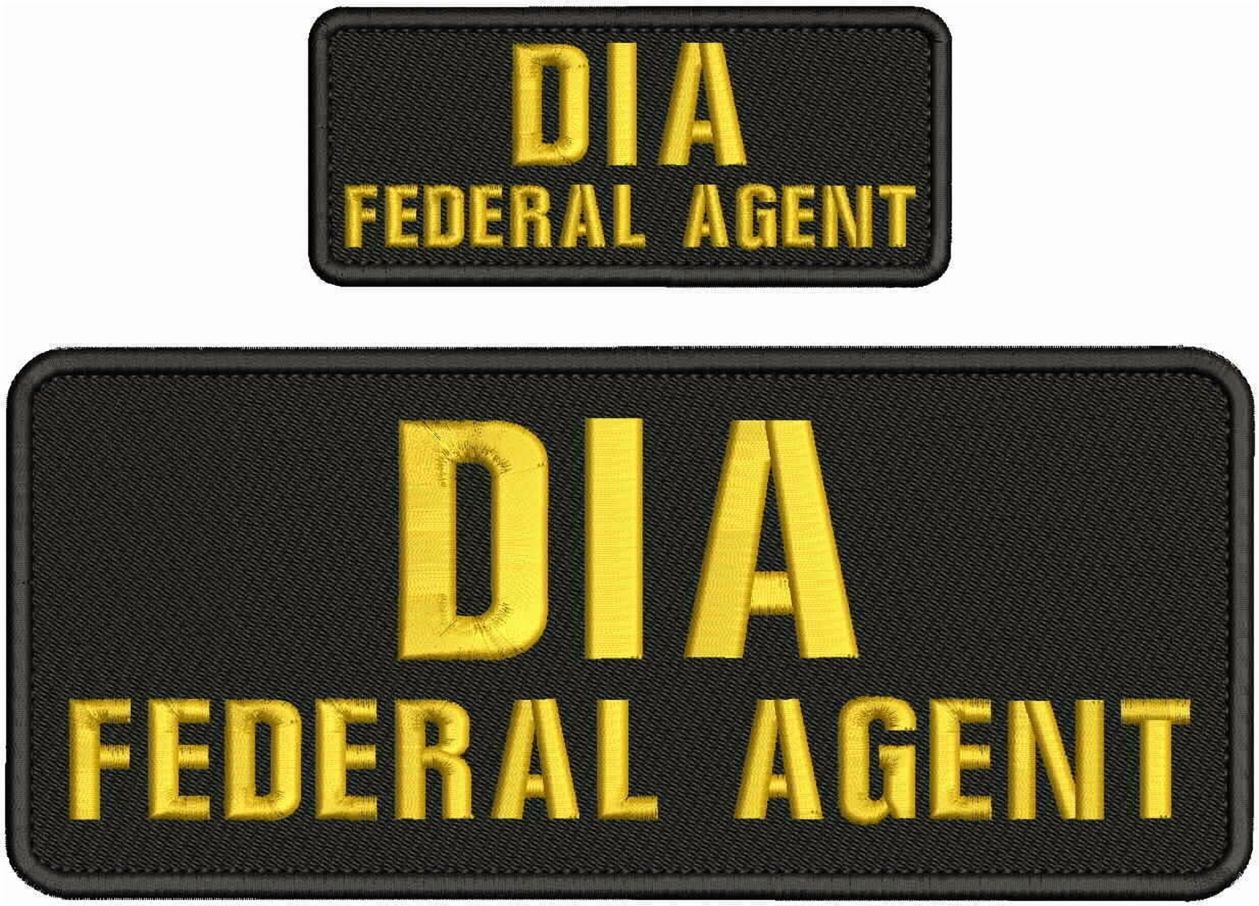 Special Patches Hook On Back Patches for Uniform for Dia F Agent ...