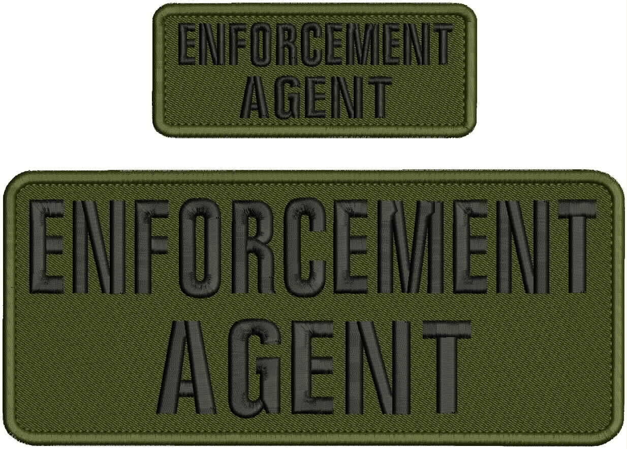 Special Patches Hook On Back Patches for Uniform for E Agent Embroidery ...