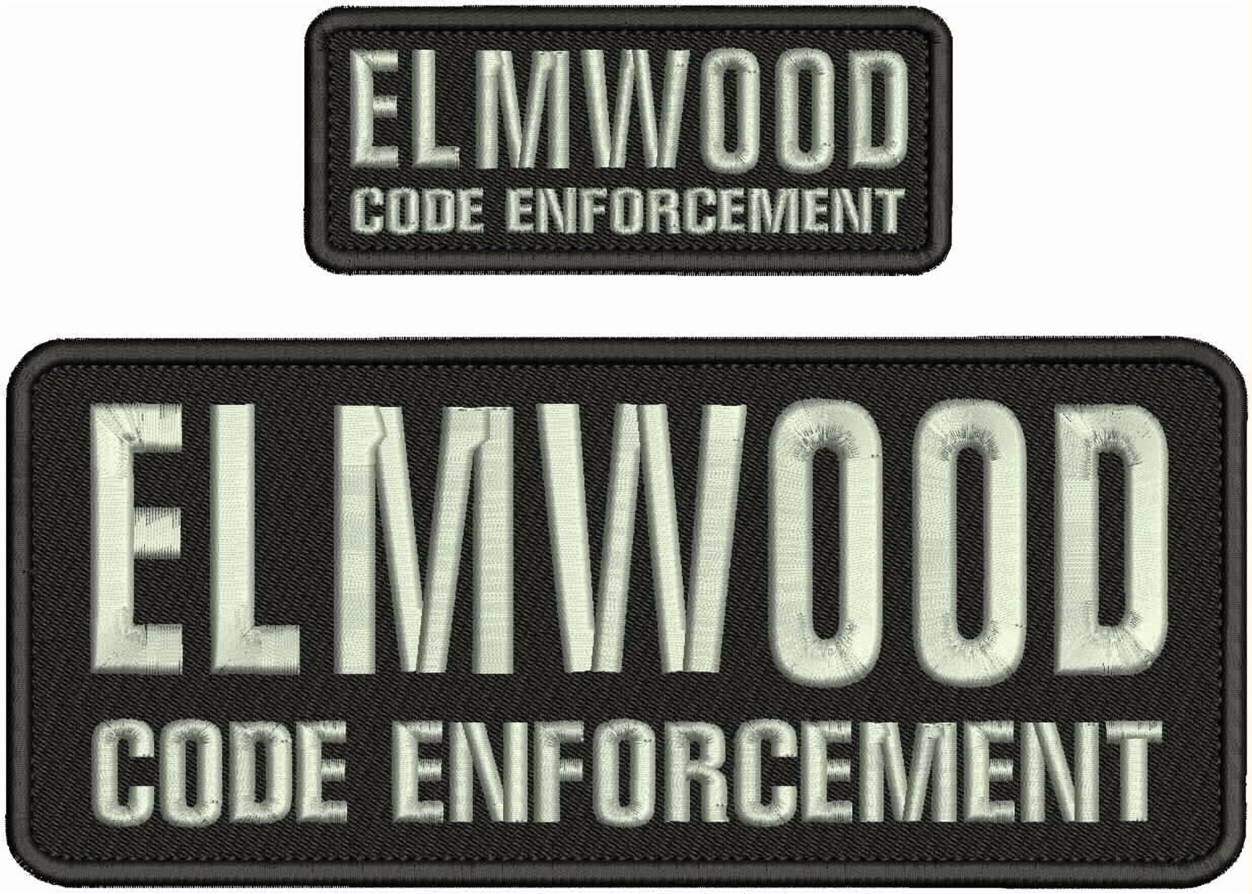 Special Patches Hook On Back Patches for Uniform for Elmwood Code E ...