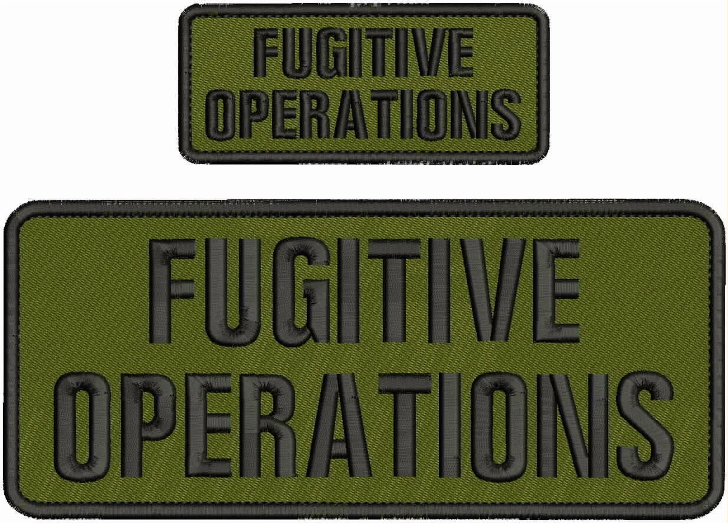 Special Patches Hook On Back Patches for Uniform for F Operations Emb ...