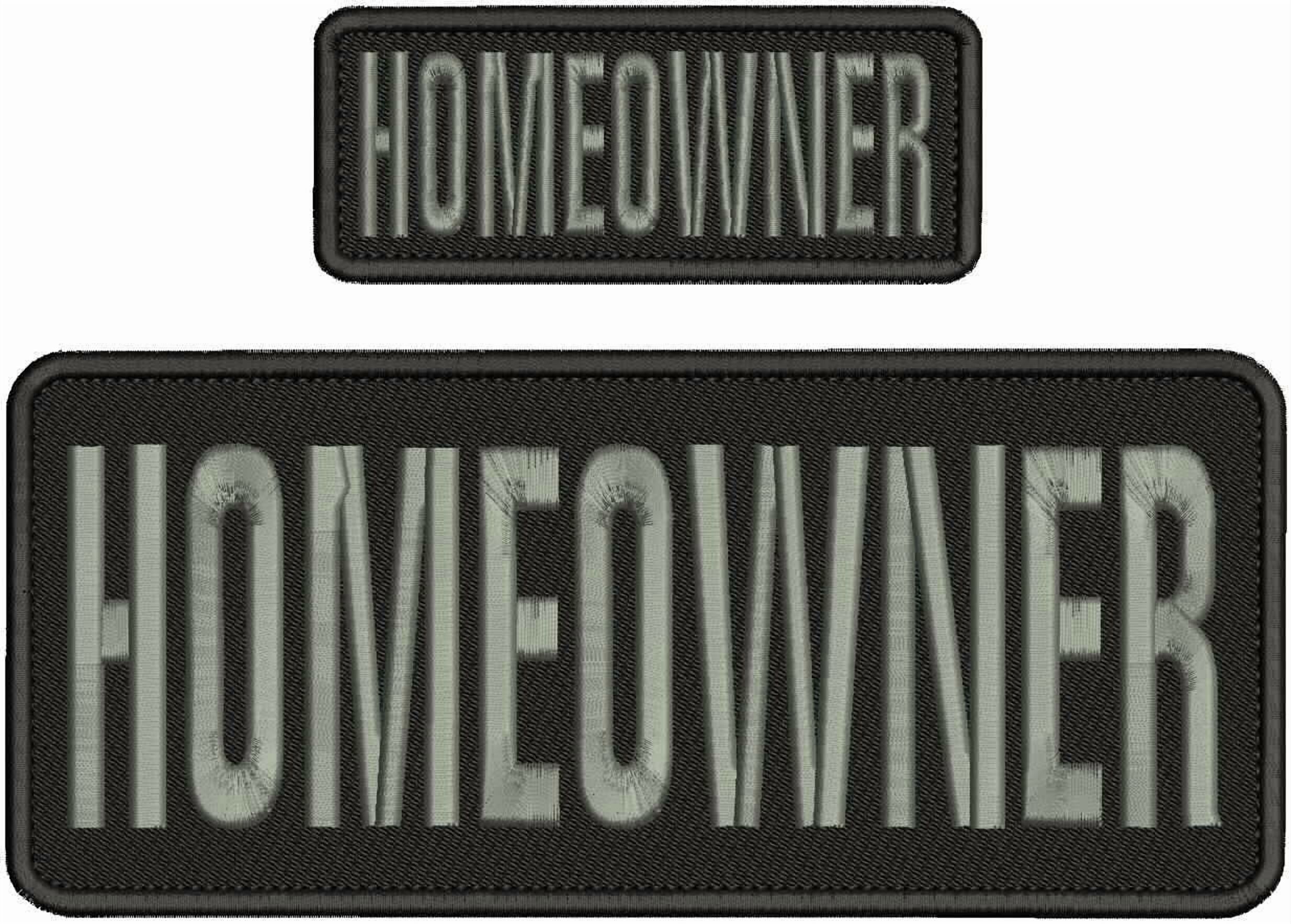 Special Patches Hook On Back Patches for Uniform for Homeowner ...