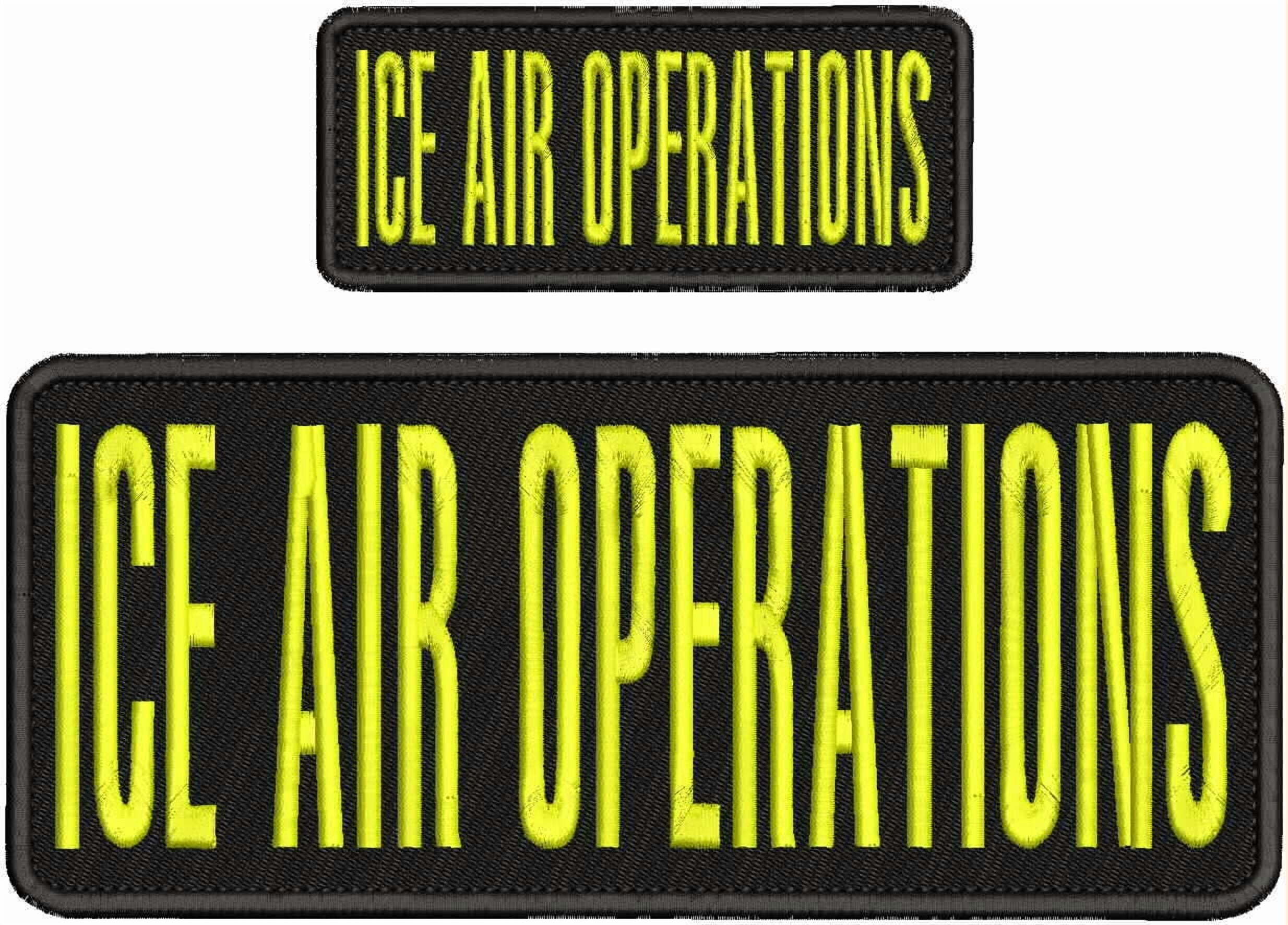 Special Patches Hook On Back Patches for Uniform for Ice Air Operations ...