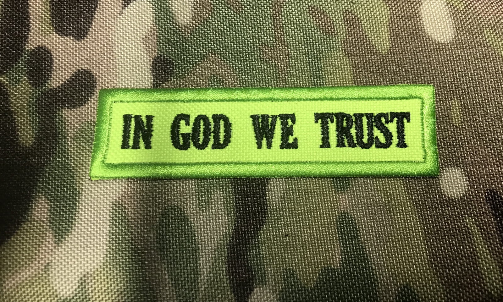 Special Patches Hook On Back Patches for Uniform for In God We Trust ...