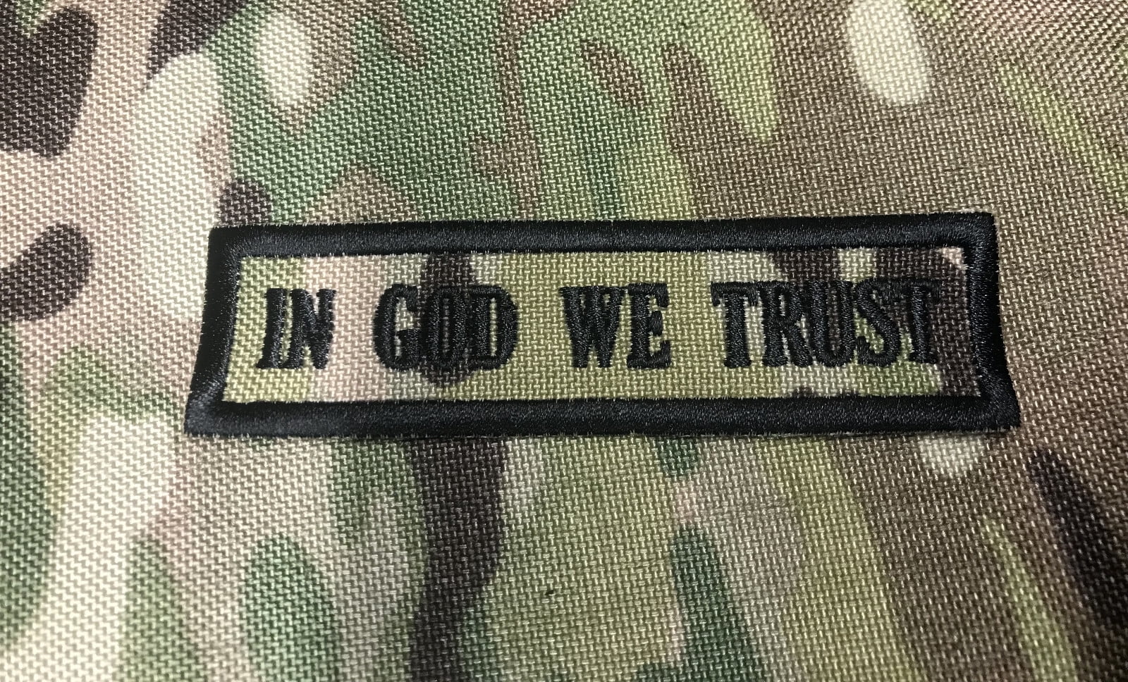 Special Patches Hook On Back Patches for Uniform for In God We Trust ...
