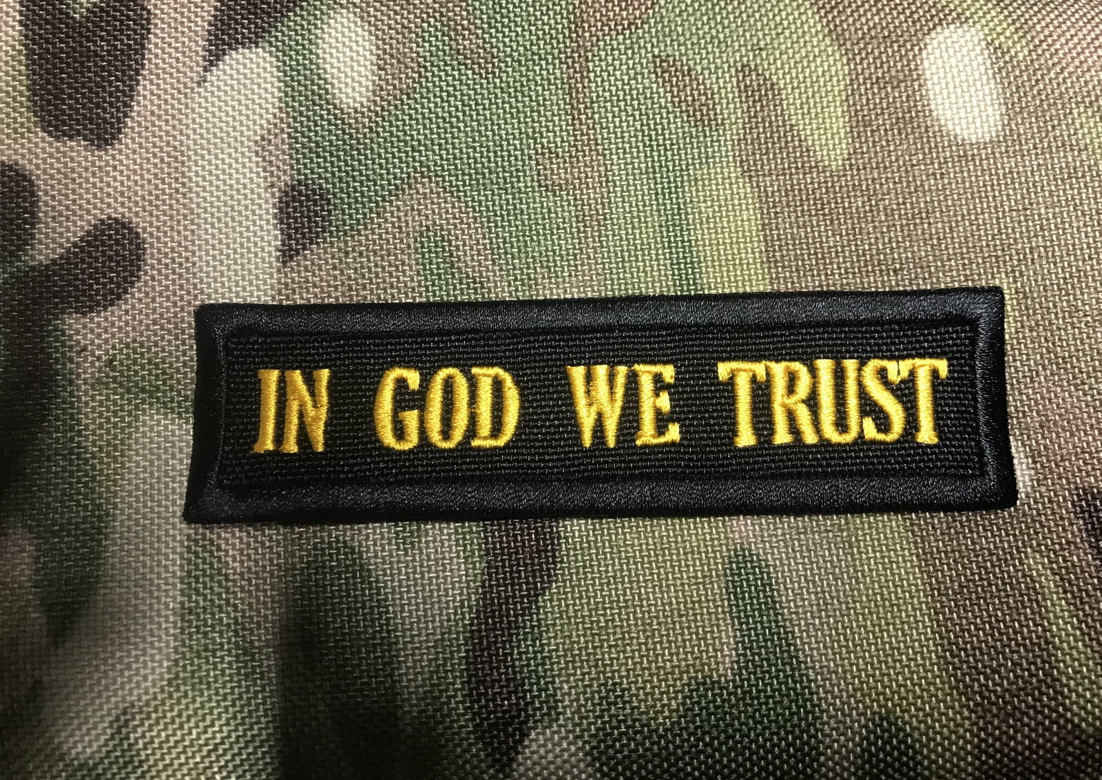 Special Patches Hook On Back Patches for Uniform for In God We Trust ...