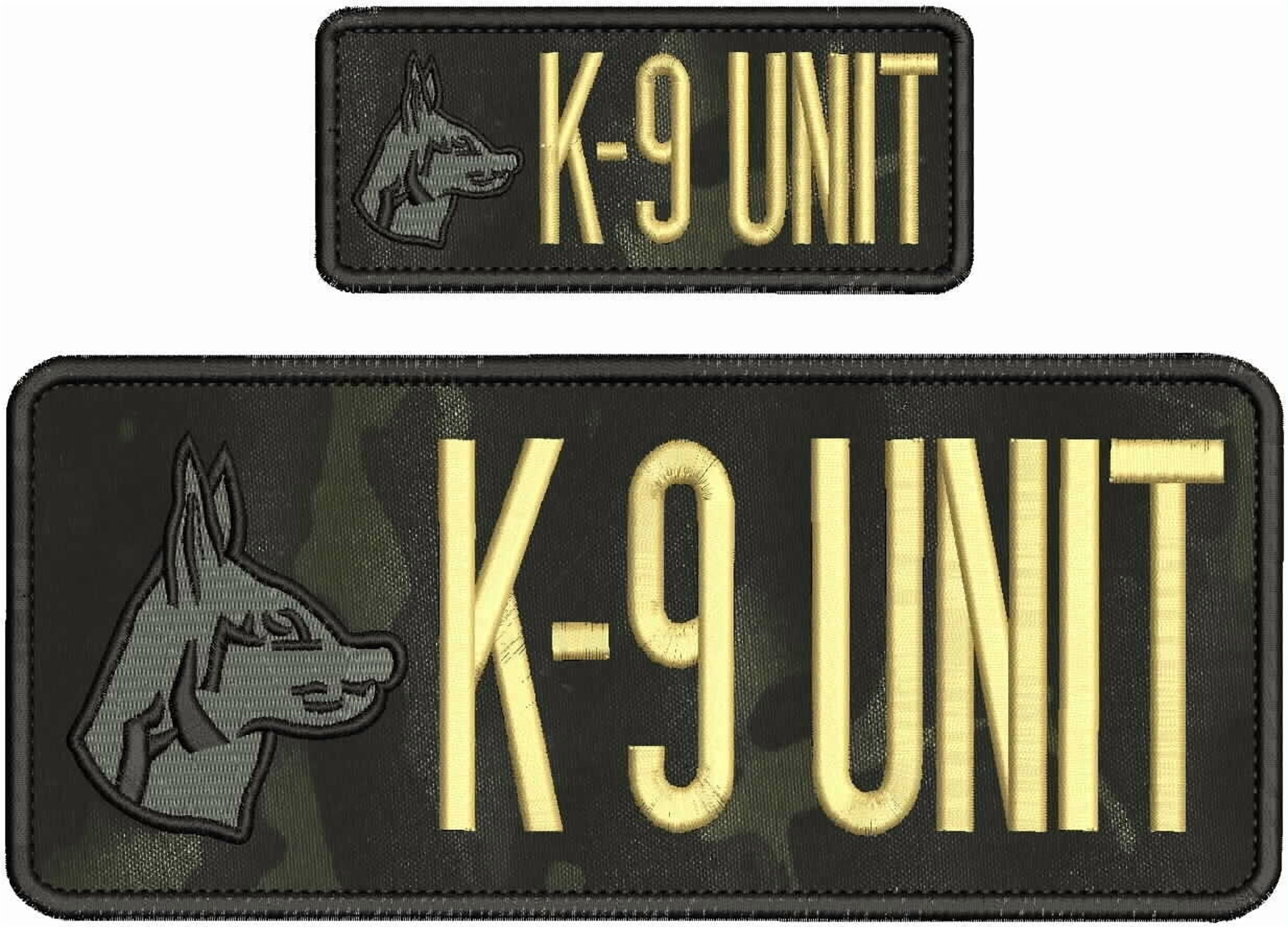 Special Patches Hook On Back Patches for Uniform for K-9Unit Embroidery ...