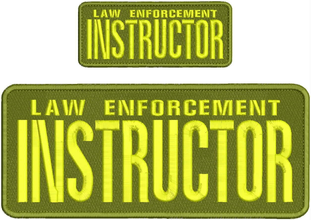 Special Patches Hook On Back Patches for Uniform for Law E Instructor ...